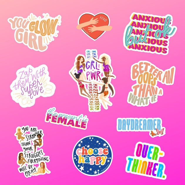 Stickers and Notebooks – Just Girl Project